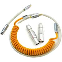 China Heavy Duty USB to Type C Mechanical Keyboard Cable 230cm Stretchable Circular Connector for sale