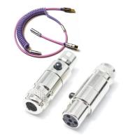 China Sectional Type USB Type-C Audio Connector Coupling Cable for Mechanical Keyboard 80cm for sale