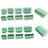 China 3.5mm Pitch PCB Pluggable Screw Terminal Block 300V 10A Plug and Socket 2-20 Poles for sale
