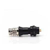 China 102F Series Short Metal Push Pull Circular Cable Mount Plug Connector 4A 7 Pin for sale