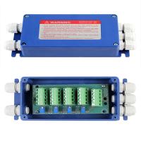 China 4 Way Load Cell Summing Junction Box Plastic Enclosure IP65 130x65x45mm for Platform Scale for sale
