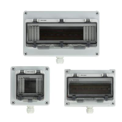China Wall Mounted Electric Enclosure Plastic Switch Circuitbreaker Box IP67 Waterproof Outdoor 6 8 Way for sale