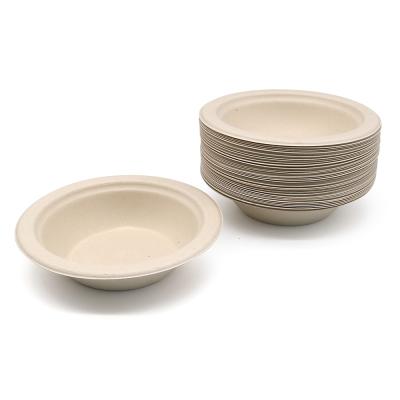 China Biodegradable Disposable Soup Bowls Within 90 Days BPA Sugar Cane Bagasse Plant Biodegradable Fiber Compostable Free Dishware for sale