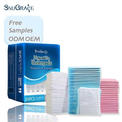 Cina 6Ply Layer SNUGRACE Incontinenza usa e getta impermeabile Underpad Pad letto per uso medico in vendita