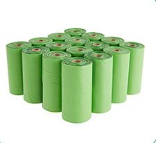 China Groene citroen geur geur gerecycled afval vest huisdier hond poep zak set voor honden Te koop