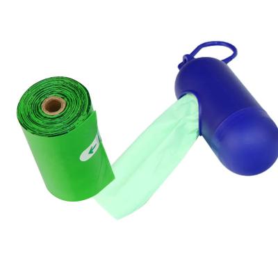 China Groene citroen geur geur gerecycled afval vest huisdier hond poep zak set voor honden Te koop