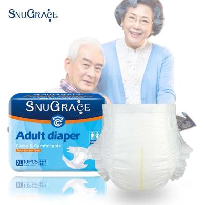 中国 成人用使い捨て用おむつ おむつサプライヤー フルフパルスと吸収性 800ml-6000ml 販売のため