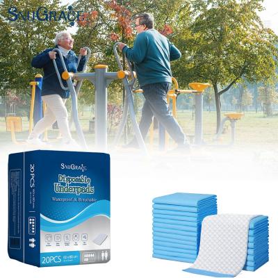 Cina SnuGrace Underpads all'ingrosso Prodotti di incontinenza per adulti stampati a prezzi super bassi in vendita