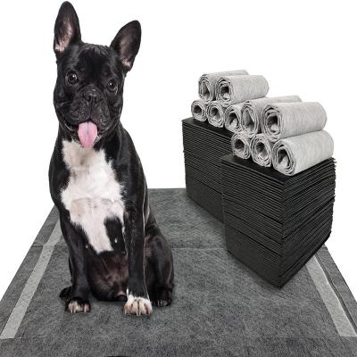 Cina Cane/gatti/conigli Bambù Carbone di legna Pet Pee Pad 20g-120g Carbon Bambù Carbone di legna Training Pad in vendita