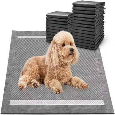 China Niet-geweven stof bamboe koolstofvezel houtskool onderkleding voor huisdieren onderkleding 60 * 90 voor puppy Te koop