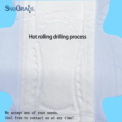Cina 400-1500 ml Assorbente SNUGRACE Ioni negativi Pad sanitari a nucleo blu per donne in vendita
