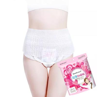 China As amostras fornecidas são roupas íntimas higiênicas menstruais para mulheres super macias e respiráveis. à venda