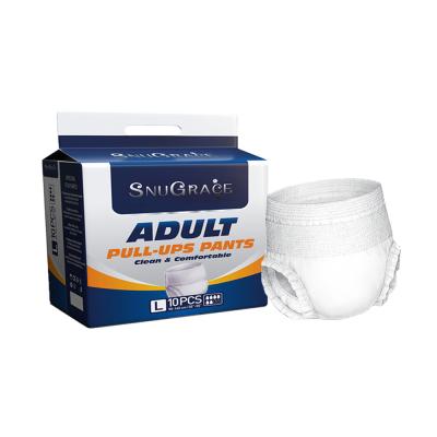 China Super hoge absorptie wegwerp adult pull up luiers open aan de zijkant met custom private Te koop