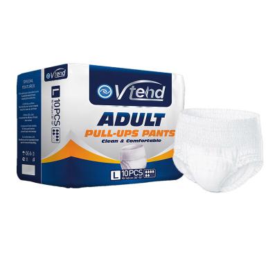 China Eenmalige adult broek luier ultra zacht droog ademend voor ouderen ODM OEM Plain Woven Te koop