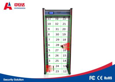 Cina SECUERA 6 suddivide in zone il telecomando del metal detector della struttura di porta per uso dell'interno in vendita