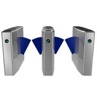 China Counter Swing Security Turnstile Gate RFID Card Reader / Barcode Reader System for sale