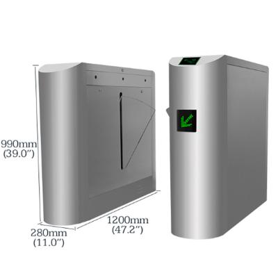 China Access Control Automatic Security Turnstile Gate Slim Rfid Card High Sensitivity for sale