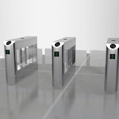 China 304 Stainless Steel Swing Barrier Gate Electronic Security Entrance Sliding Turnstile for sale