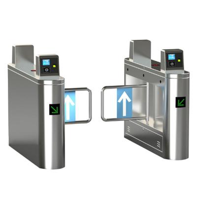 Cina Portone di vetro dell'oscillazione automatica dei cancelli girevoli RFID della barriera dell'oscillazione della Banca per il sistema del controllo di accesso in vendita