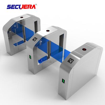 Cina Cancelli girevoli elettronici di vetro del portone della barriera della falda di controllo pedonale astuto di velocità in vendita