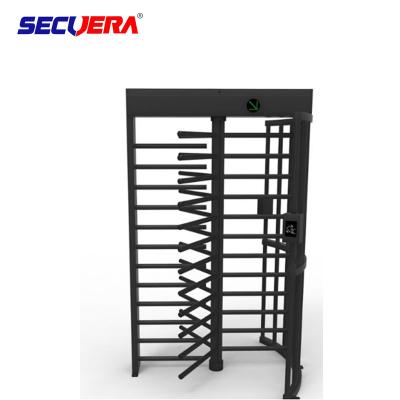 China 120 degree automatic RFID access control full height turnstile price for sale