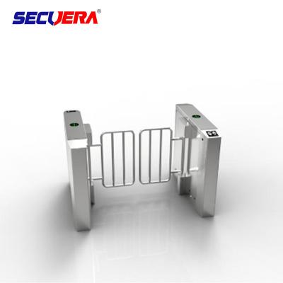 China Access Control System Price WithTempered Glass Full Height Sliding face recognition Turnstile for sale