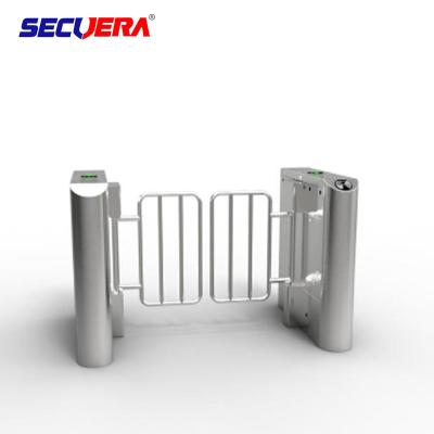 China Access Control System Price WithTempered Glass Full Height Sliding face recognition Turnstile for sale