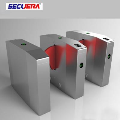 China Pedestrian swing barrier swing gate rfid card reader security turnstile speed gate for sale