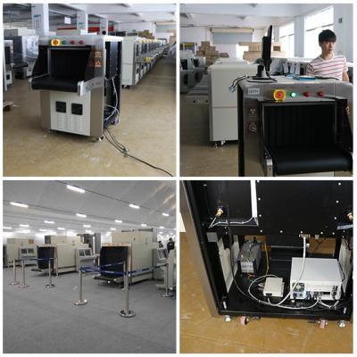 Cina Poca singola perdita della palestra/H dell'analizzatore 0,01 del bagaglio di X Ray con i suoni e la macchina leggera dell'analizzatore del bagaglio del raggio dell'allarme x in vendita