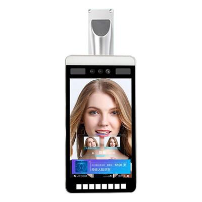 China Binocular Face Recognition Walk Through Temperature Scanner Smart Attendance Machine for sale