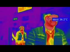 Controllo rapido di temperatura di emergenza del casco infrarosso astuto rapido di risposta intelligente
