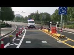 Het vouwen van de Poort van de de Boombarrière van de Parkerenbarrière voor Spoorwegcrossings/elektrische de barrières automatische vouwende poort van de parkerenboom