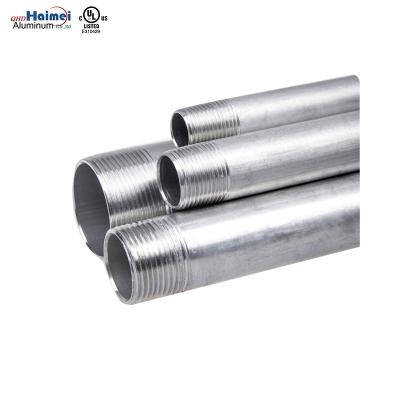 China ANSI C80.5 UL6A standard aluminum 6063 electrical pipe rgd tube alu profile round conduit for sale
