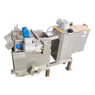 China Multi Disc Screw Press Dewatering Sludge Machine For Oily Wastewater for sale