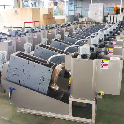 Cina Sistema automatico di disidratazione dei fanghi di trattamento delle acque reflue del torchio a vite per le alghe blu in vendita