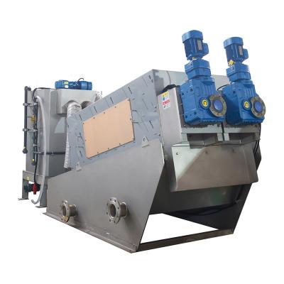 China Mobile Screw Press Dewatering Machine For Food Industry Wastewater Treatment for sale