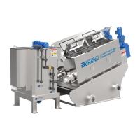 China Fully Automatic Control Sludge Dewatering Machine Clogging Free Screw Press Design for sale