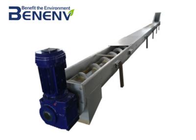 China SS304 Shaftless Screw Conveyor Mud Cake Transfer Screw Feeder Machine for sale