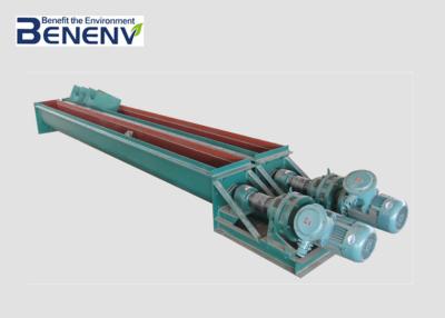 Cina trasportatore di vite di Shaftless di rendimento elevato con le lame a spirale per l'impianto di trattamento delle acque reflue in vendita