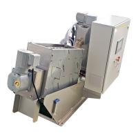 China Slaughtering Wastewater Screw Press Sludge Dewatering Machine for sale
