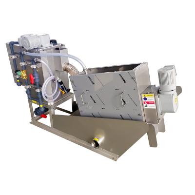 China Sludge Thickening Dewatering Screw Press Machine For Integrated Wastewater Treatment for sale