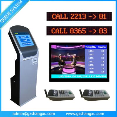 China Complete Bank/Hospital Wireless Web Based Queue Management System for sale