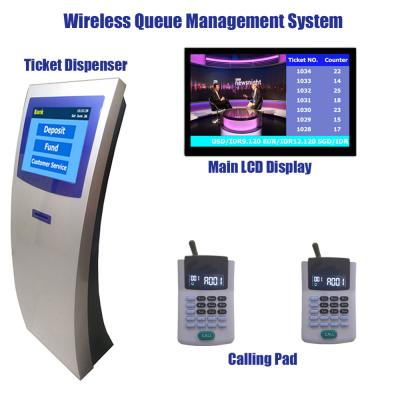 China Guangzhou Hot Sell Banking/Hospital/Clinic/Health Center Wireless Electronic Queue Token Number Calling System for sale