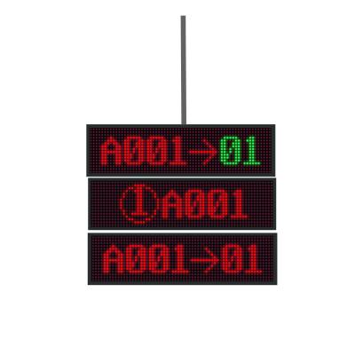 China OEM Hang Up/Wall Mount Dot Matrix LED Counter Display Unit For Queue Management System for sale