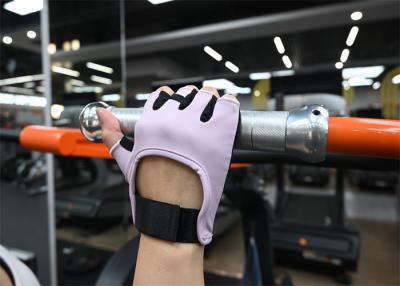 Cina Home Gym Pilates Guanti Open Finger Guanti Yoga Per Donne Viola in vendita