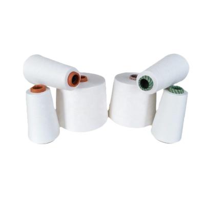 China 100% recyceltes Polyester Ne20/1 Spundgarn GRS RCS-Zertifizierung für Strickwaren zu verkaufen