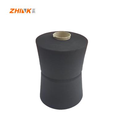 Cina Alto tenore 100% poliestere NE30S/1 32S/1 40S/1 Siro Spun in nero per maglieria e tessitura in vendita