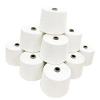China High Strength Micro Polyester Ne30/1 Vortex Yarn for Weaving / Knitting Raw White MVS for sale