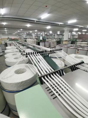 Cina Tipo Vortex 90% poliestere 10% viscosa Ne40/1 MVS Filati bianchi grezzi per tessitura/nastro in vendita