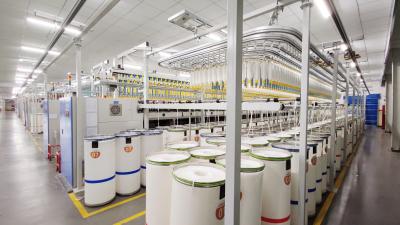 Cina 50/40/10 20S 40D Siro Compatto Filati miscelati di nylon per tessitura e maglieria Bianco grezzo in vendita